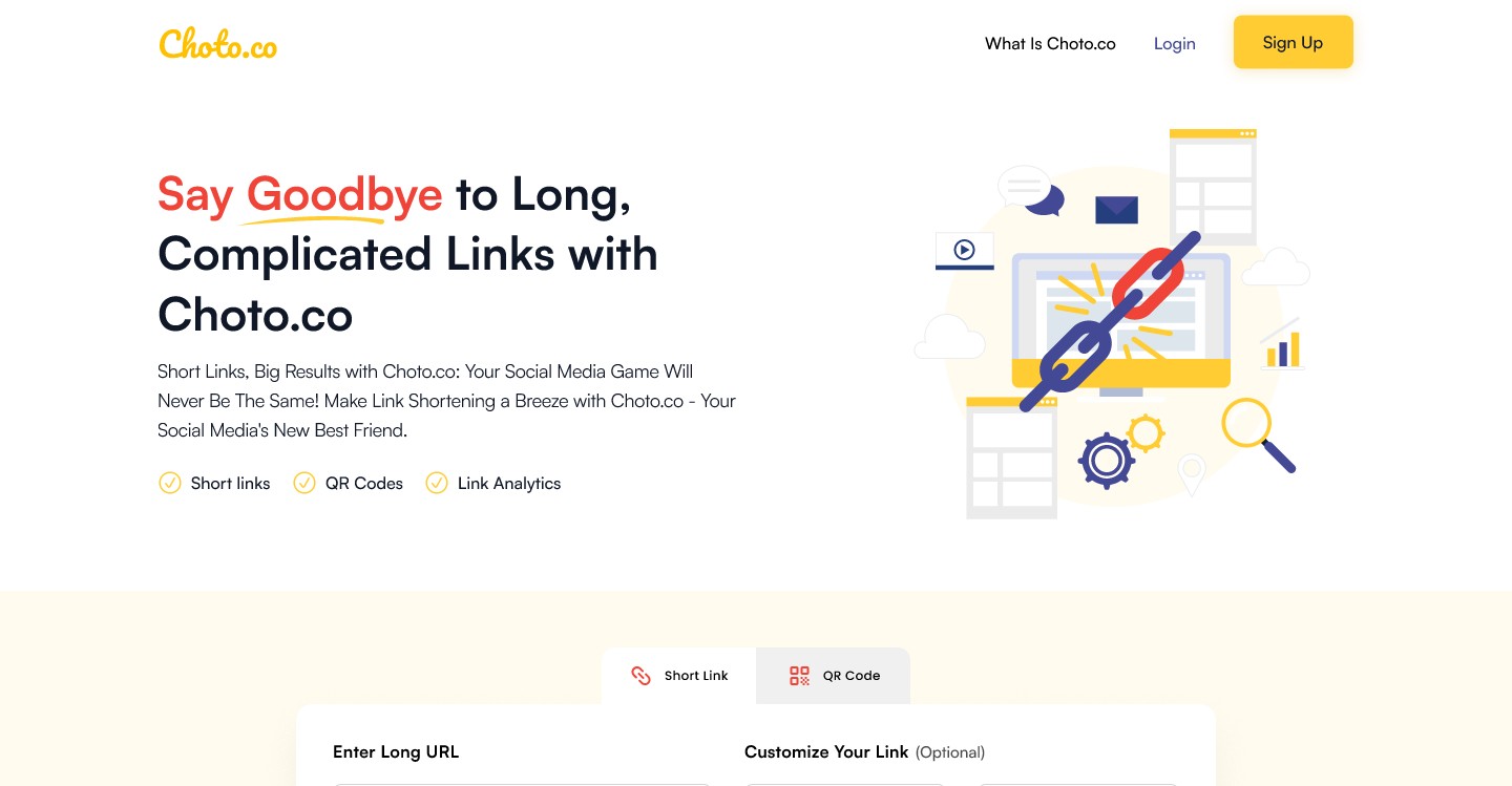 Choto.co - Link Shortener